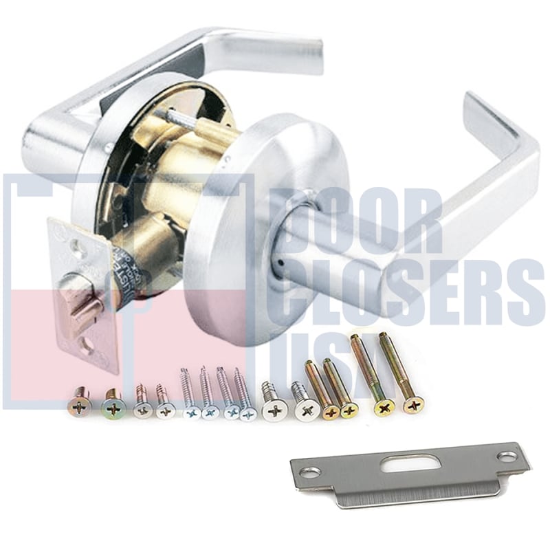 Cal-Royal Grade 2 Commercial Cylindrical Lever Handle Set, Passage ...