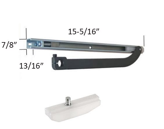 Storefront Aluminum Door Concealed Closer JO Mortised Offset Slide Arm ...