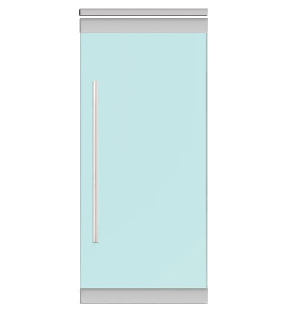 Commercial 36 in. x 84 in. Frameless Glass Door and Frame, 1/2 in ...