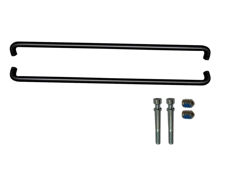 Storefront King Hardware Back To Back Double Bend Push Bar, 3/8-24 Back ...