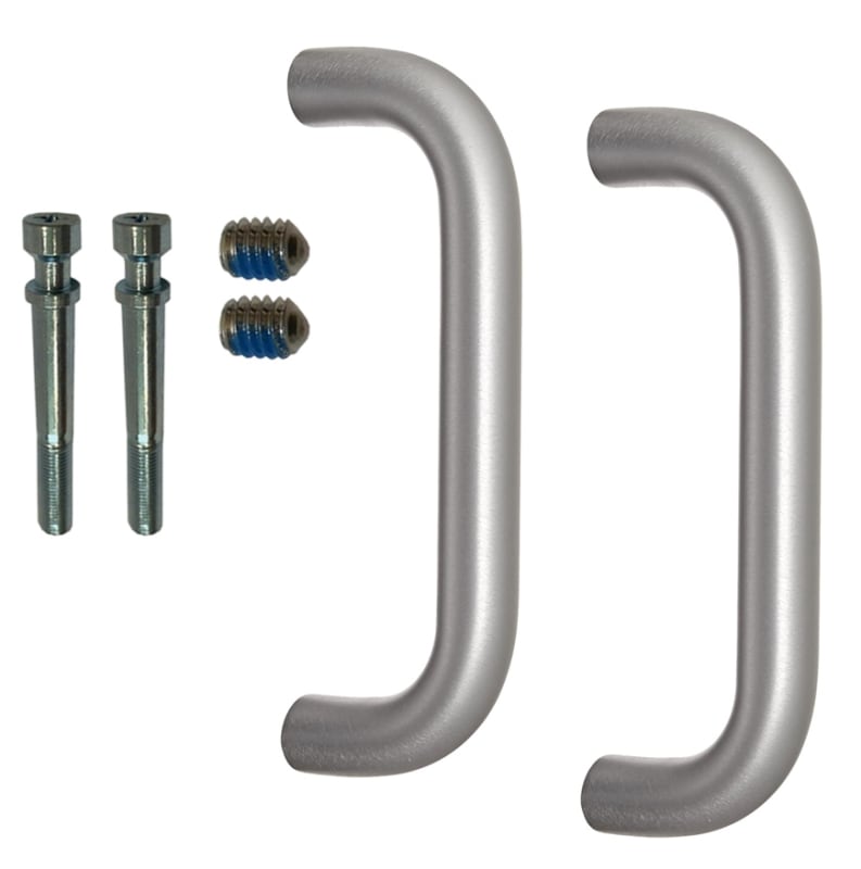 Storefront King Hardware Back To Back Straight Pull Handles, 3/8-24 ...