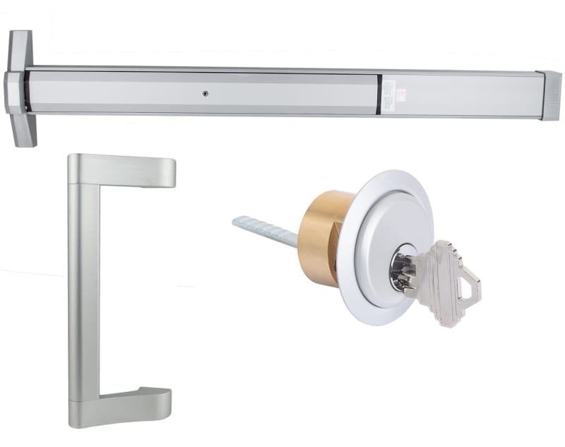 International Door Closer Narrow Stile Storefront Glass Door Rim Panic ...