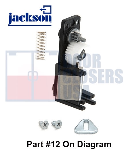 Jackson 1095 Part #12, Left Hand Reverse Dark Bronze Back Plate Sub ...