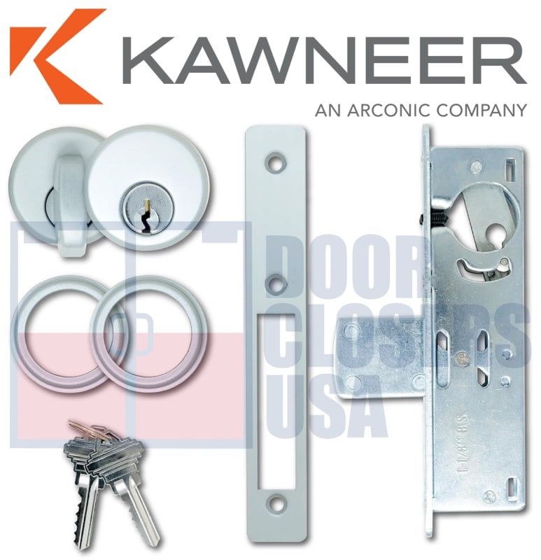 Kawneer Commercial Door Dead Bolt Lock Kit With Outside Mortise Key ...
