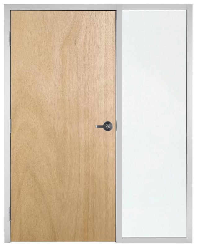 Office-Lite 36 in. x 84 in. (3070) Right Hand Commercial Unfinished ...