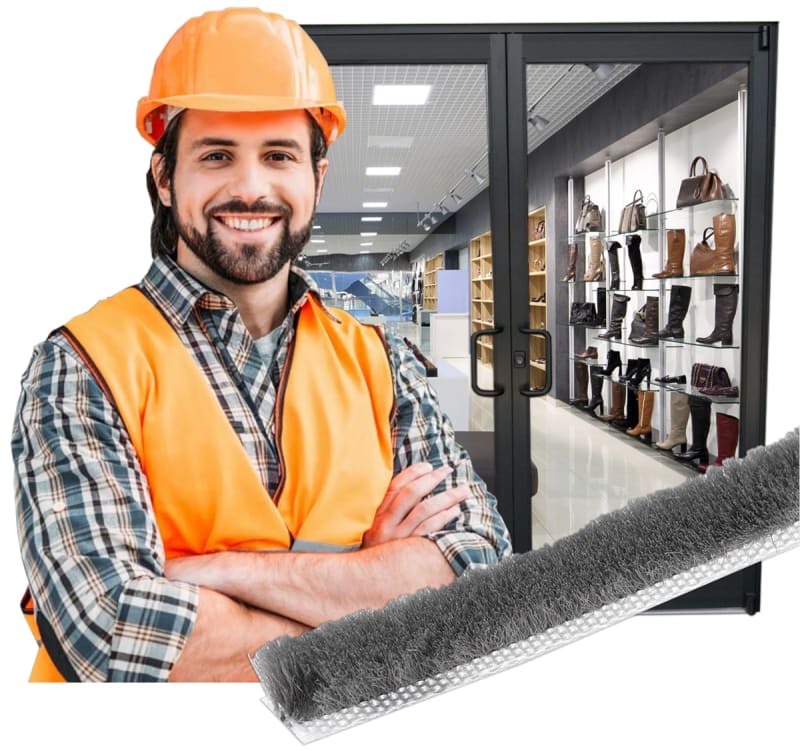 Storefront Door Pile Weatherstrip | Door & Window Seals