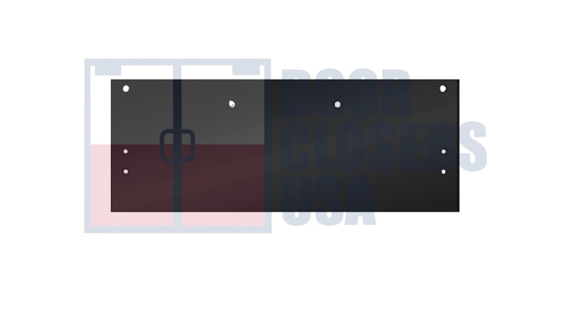 R27942 9-1/16 in. x 3/4 in. Surface Mount Door Closer - Parallel Arm ...