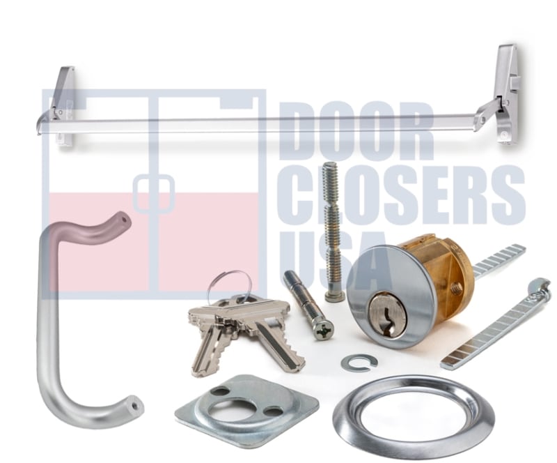 Storefront King ED45 Series Right Hand Reverse Rim Panic Exit Device ...