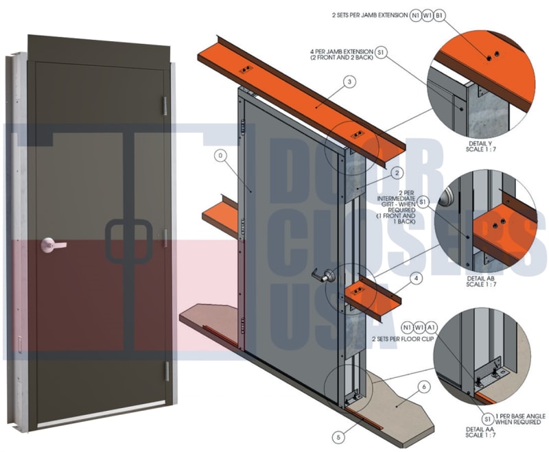 Steel-Lite 36 in. x 84 in. (3070) Right Hand Reverse Exterior Pre-Hung ...