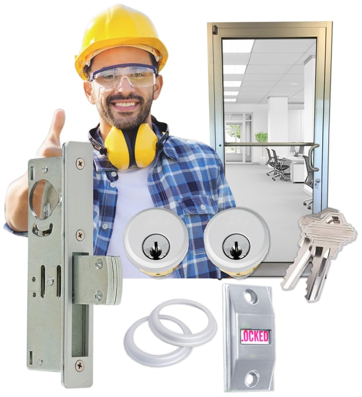 Deadlock Kit With Lock Cylinder | Free Shipping