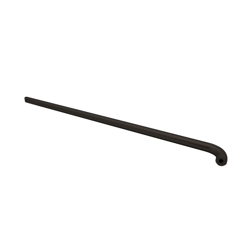 US Aluminum 33 in. Center To Center Push Bar In Dark Bronze Anodized ...