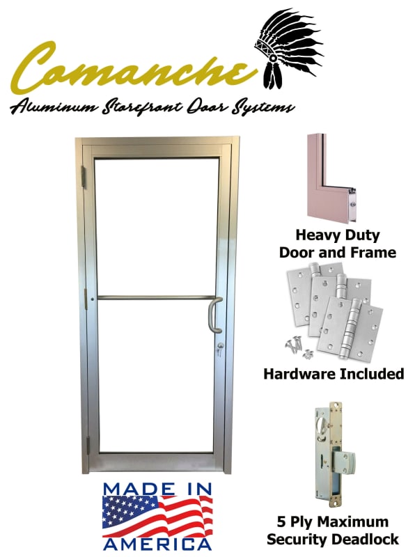 Commercial Aluminum Storefront Doors | www.doorclosersusa.com