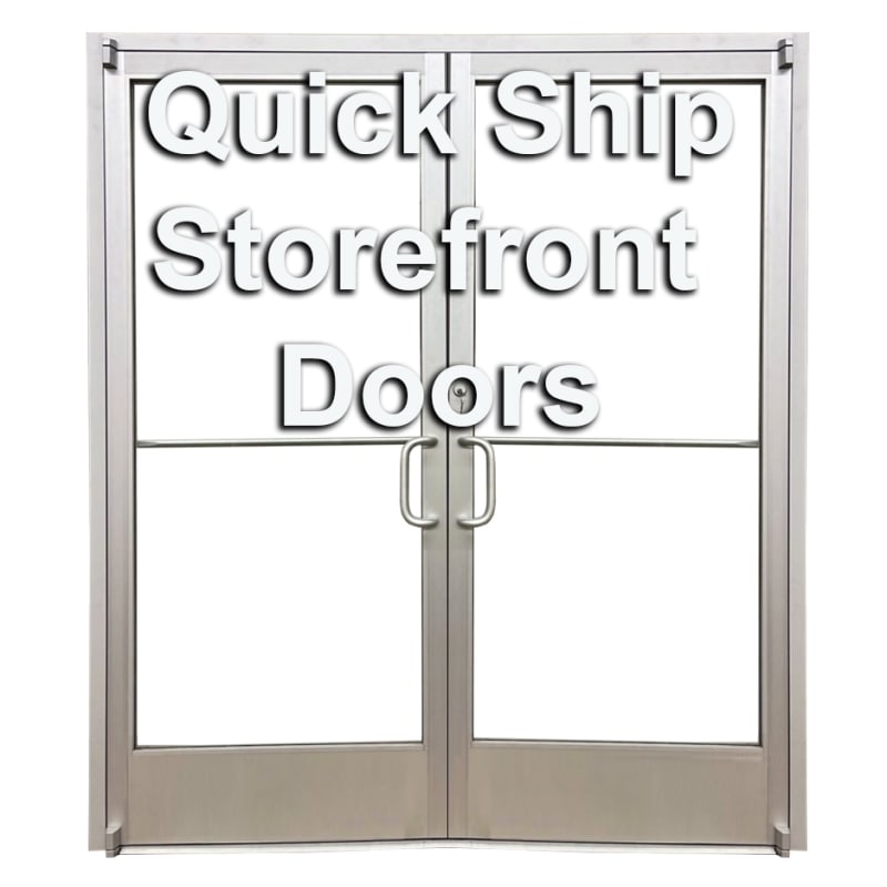 Commercial Aluminum Storefront Doors | www.doorclosersusa.com