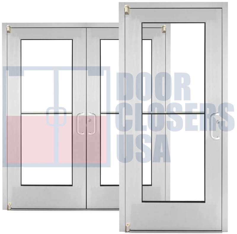 Commercial Aluminum Storefront Doors | www.doorclosersusa.com