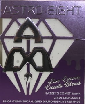 Astro Eight Live Cosmic Carats Blend 3.5G THC Blend Disposable Vape ...