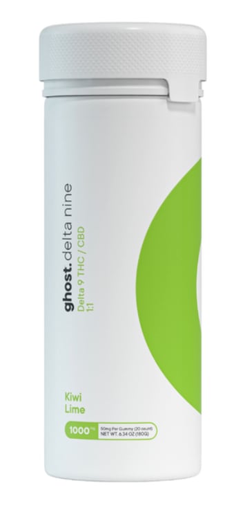 Ghost. Gummies Delta Nine 1000mg - Kiwi Lime