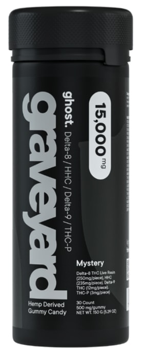 Ghost. Mystery Graveyard Gummies 15,000MG Delta 8|HHC|Delta 9|THC-P