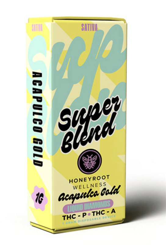 Honeyroot Acapulco Gold Super Blend THCA/THCP Liquid Diamonds 1G Vape