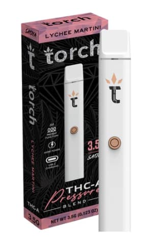 Torch THCA Pressure Blend 3.5G Disposable Vape Lychee Martini