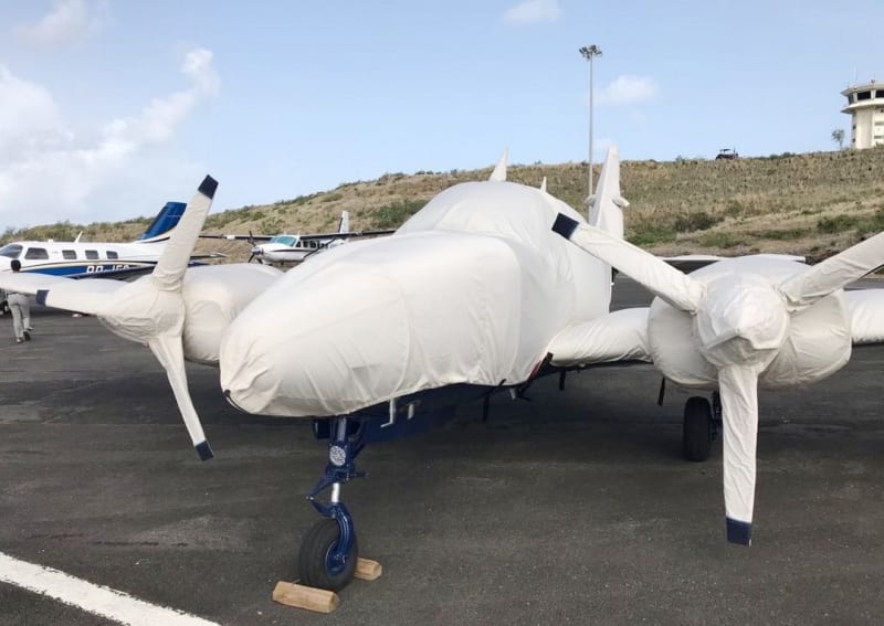Beech Travel Air B95 Aircraft Protection Covers, Reflectors and Plugs