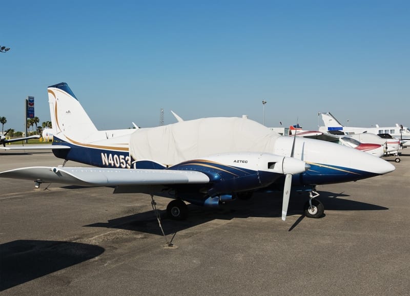 Piper PA-23 Aztec Aircraft Protection Covers, Reflectors and Plugs
