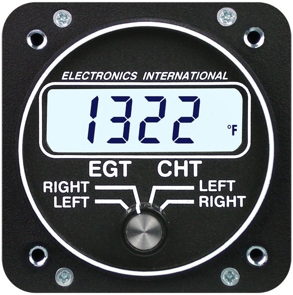 Electronics International EC-2 EGT/CHT for Left and Right Engines