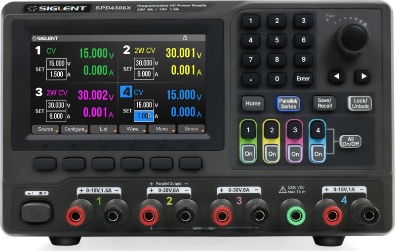 Siglent SPD4323X 4 Channel 240W Programable DC Power Supply
