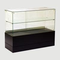Frameless Half Vision Showcase | Glass Display Cases and Counters