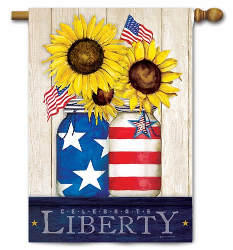 Liberty Decorative House Flag