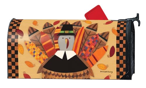 Pilgrim Turkey MailWraps Mailbox Cover