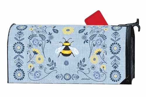 Sunflower Bee MailWraps Mailbox Cover