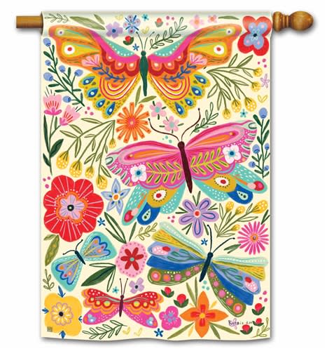 Butterflies BreezeArt Standard House Flag