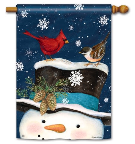 Winter is Here BreezeArt Standard House Flag
