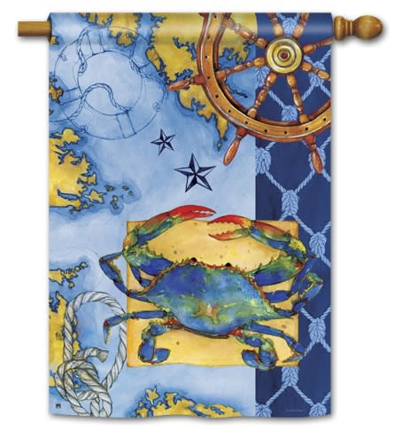 True Blue BreezeArt Decorative Standard Flag