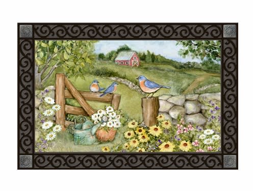 Bluebird Gate MatMates Decorative Doormat