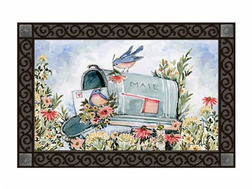 Springtime Message MatMates Decorative Doormat