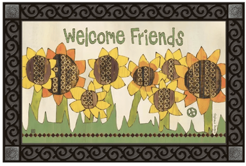 Sunflowers MatMates Decorative Doormat