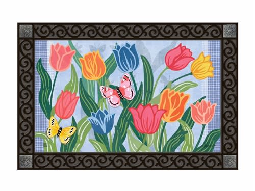 Tulip Tango MatMates Decorative Doormat