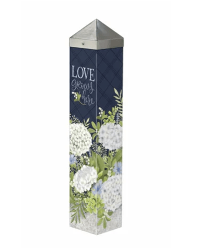 Farmhouse Flowers 20" Art Pole