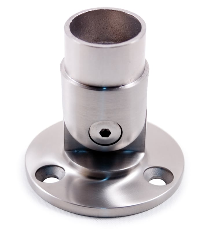 Indital 316 Stainless Steel Anchorage Adjustable Tube Holder Satinized ...