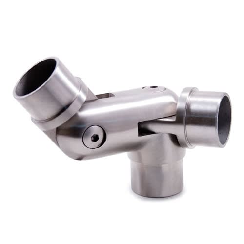 Indital Stainless Steel Multiple Joint, Pivotable Fitting for Tube 1 2/ ...