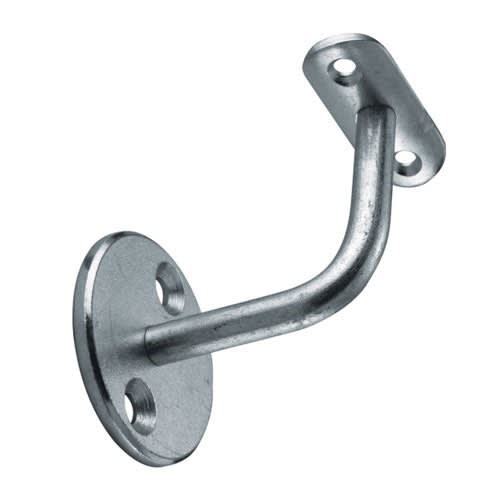 Indital Galvanized Steel Handrail Support 2 61/64" x 2 61/64", 1/2" Dia ...