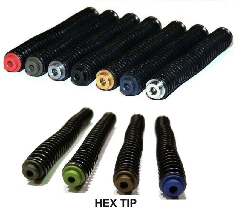 Stainless Steel guide rod assemblies for Glock 19, 23, 32, 38 Gen 1 2 3 ...