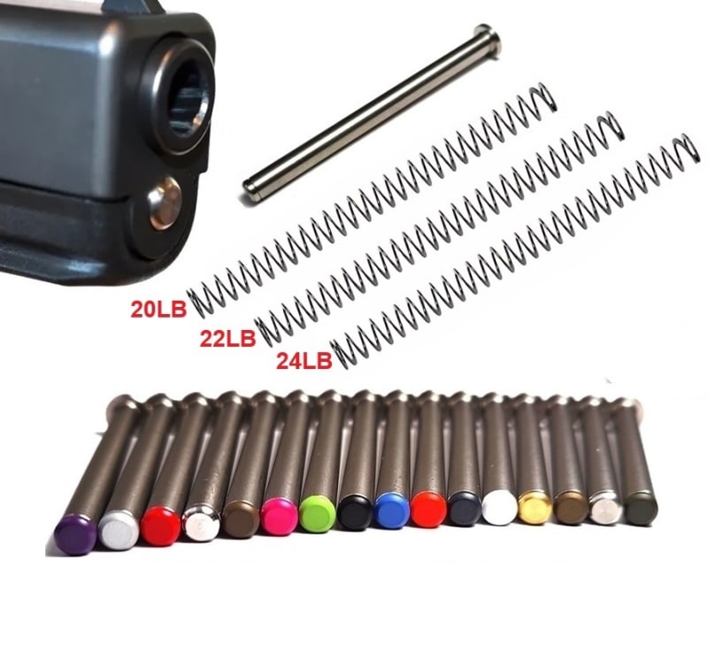 GoTo SPORTS GEAR Extra Power Recoil Guide Rod Kit For Glock G17, 17L ...