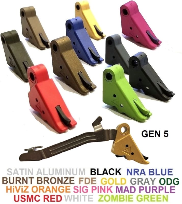 Tango Down Trigger Assembly For Glock Gen 5 G17 19 19X 23 26 27 34 44 ...
