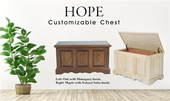 Amish Custom 100% Cedar Chests Solid Wood