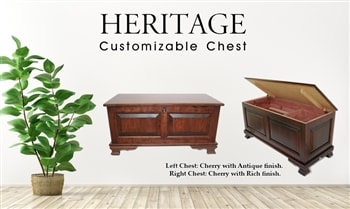Amish Custom 100% Cedar Chests Solid Wood