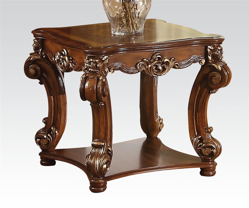 Vendome End Table in Cherry Finish by Acme - 82001