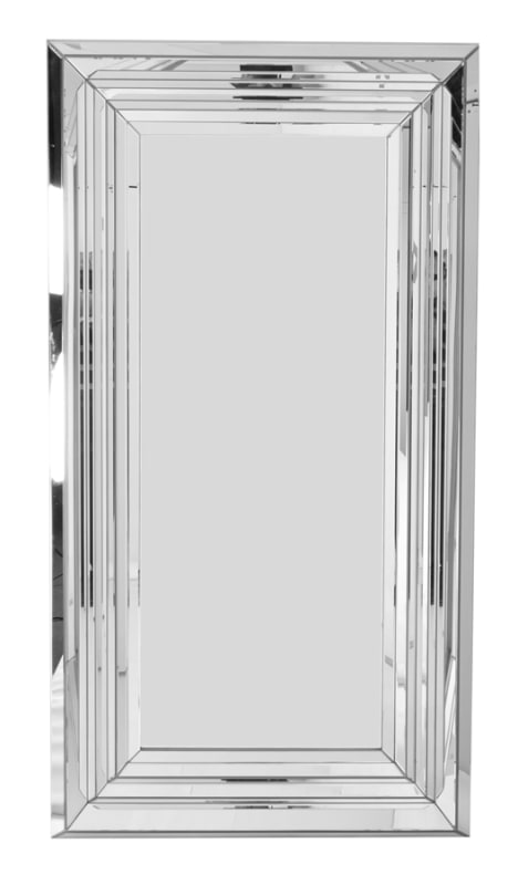 Crystal Wave Leaner Mirror in Reflective Mirror Finish by AFD Home ...