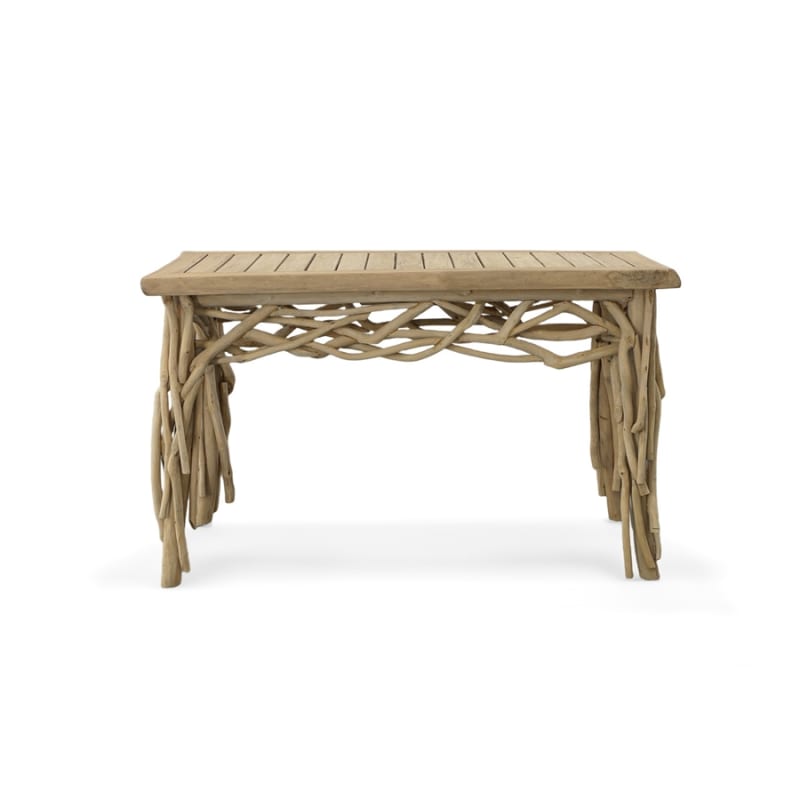 Grizzly Adams Wilderness Teak Branch Console Table in Natural Light by ...